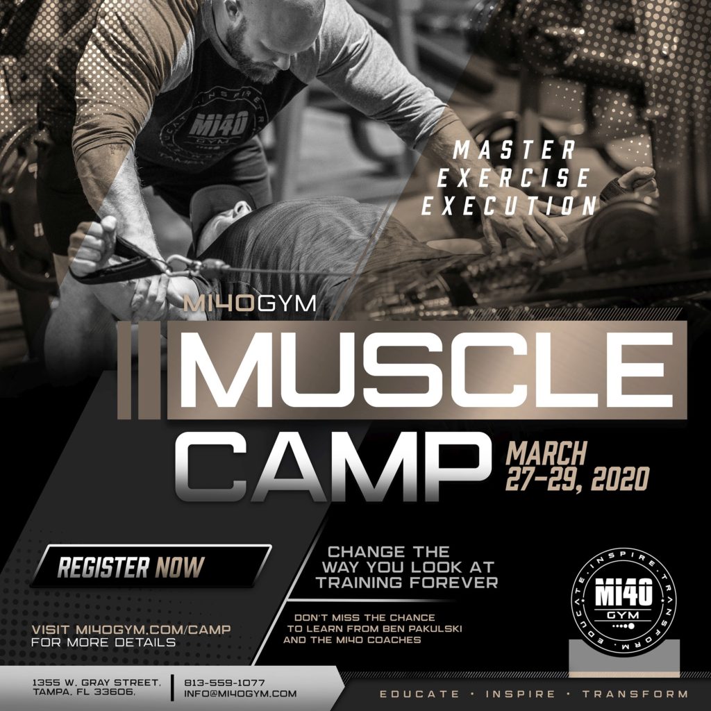 Muscle Camp | 3 Day Coaches Certification May 7-9, 2021